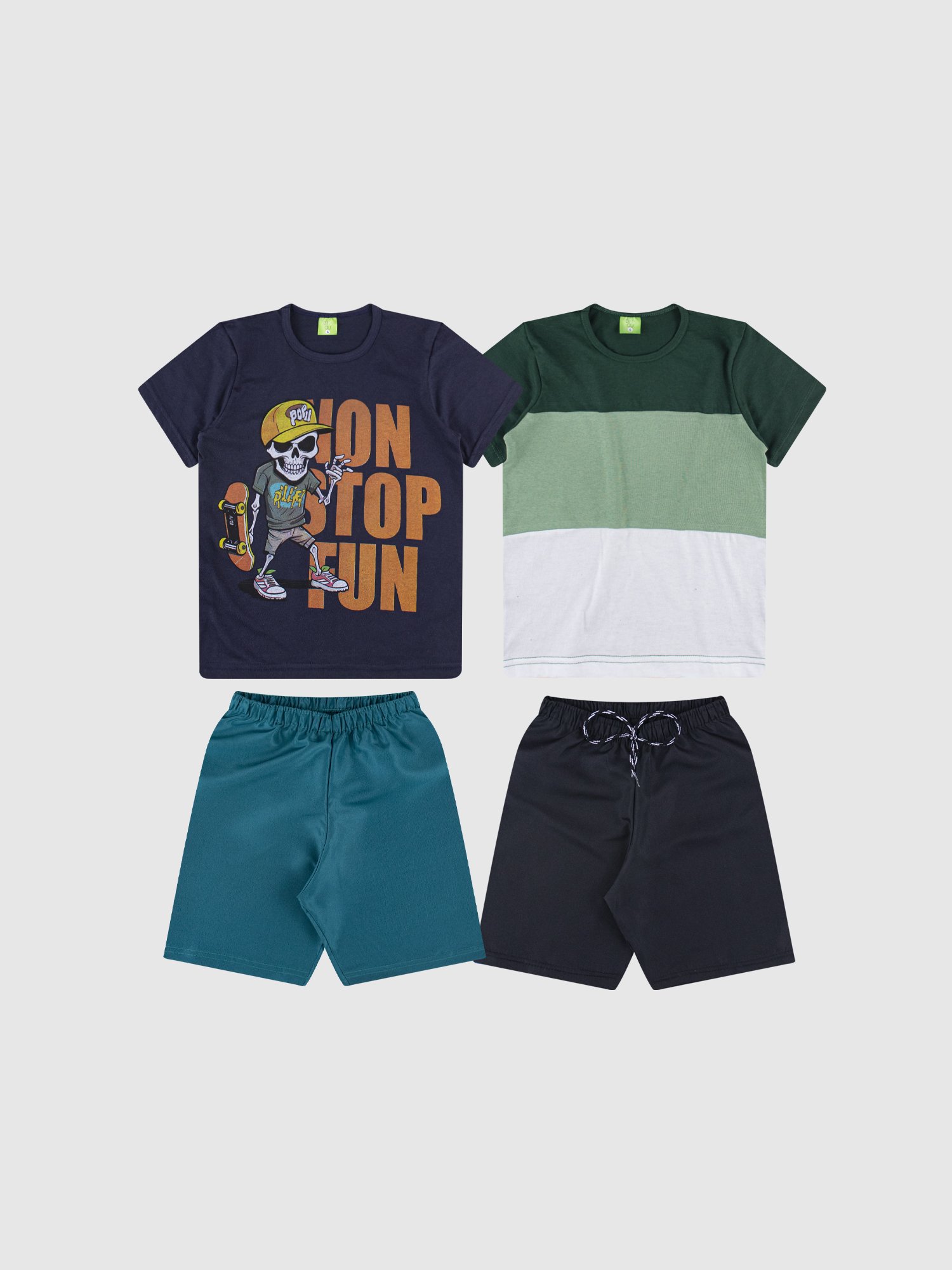Kit 2 Conjuntos Verão Masculino