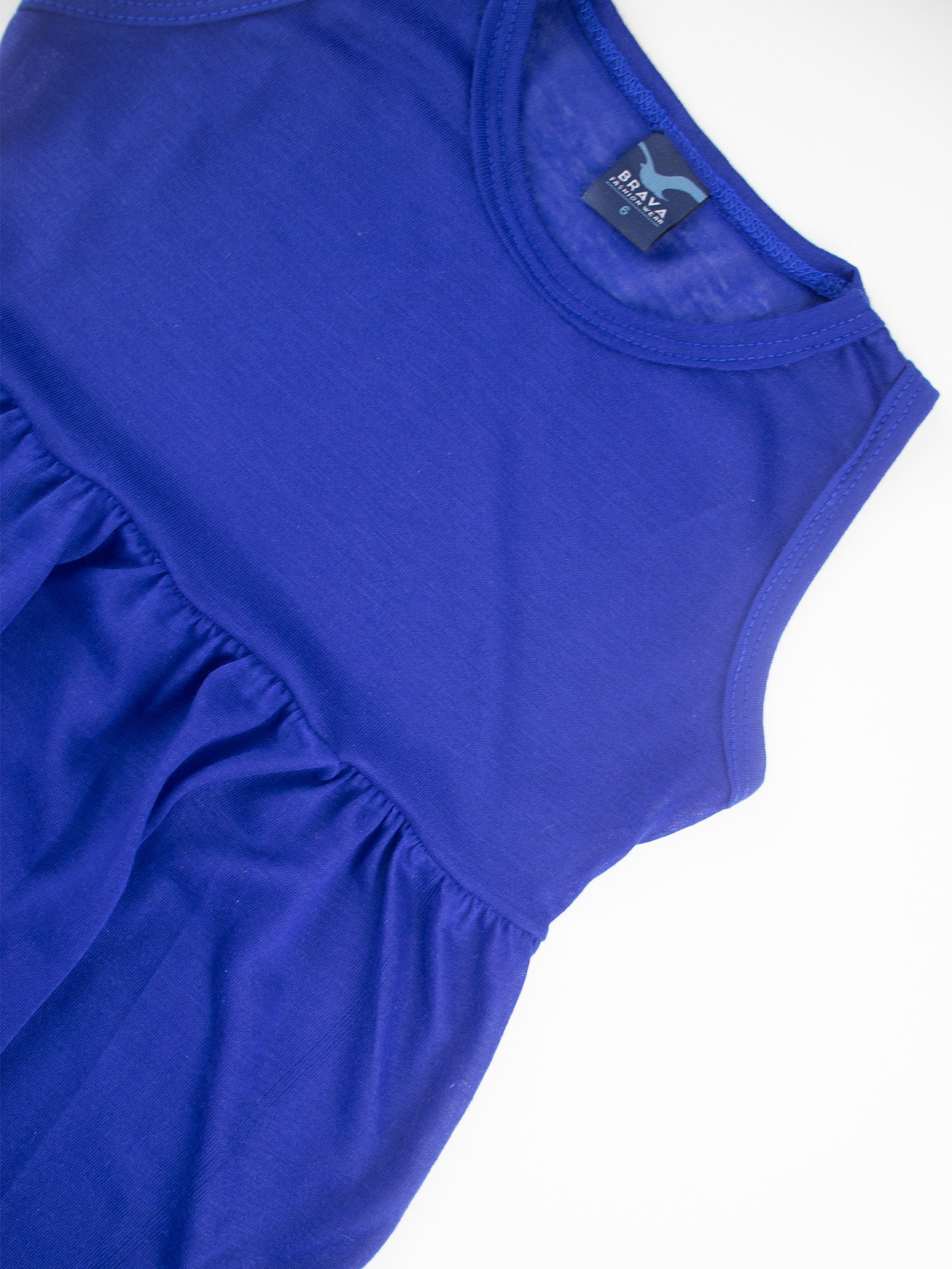 Vestido Infantil Menina Verão Azul Royal